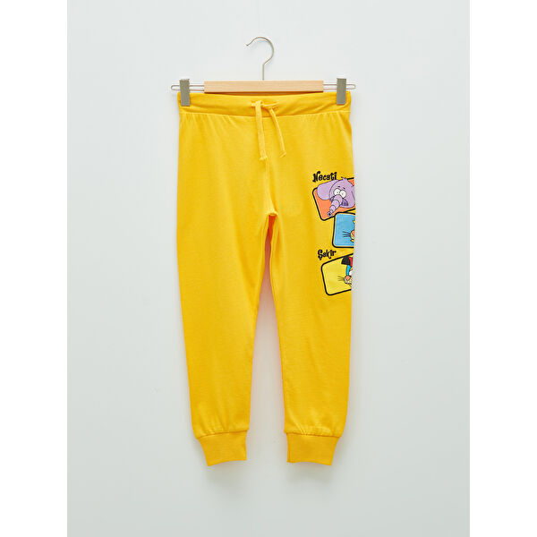 Beli Lastikli Kral Şakir Baskılı Erkek Çocuk Jogger Eşofman Altı