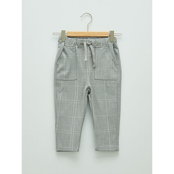 Beli Lastikli Comfort Fit Çizgili Erkek Bebek Pantolon Beli Lastikli Comfort Fit Çizgili Erkek Bebek Pantolon