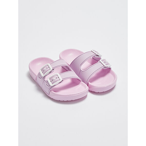 Kız Bebek Çift Bantlı Plaj Terliği