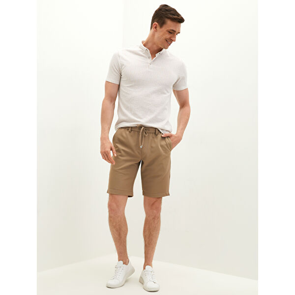 LCW VISION Slim Fit Örme Erkek Şort