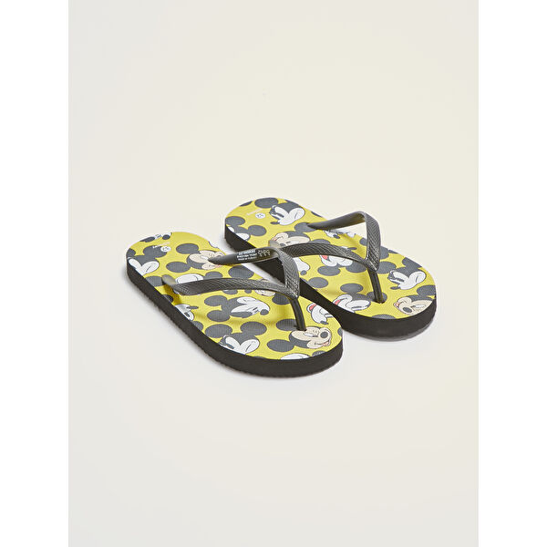 Mickey Mouse Lisanslı Erkek Çocuk Parmak Arası Plaj Terliği