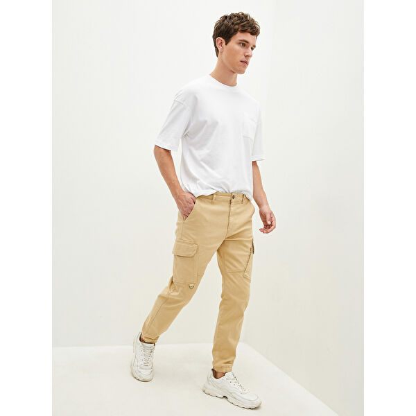 LCW CASUAL Slim Fit Erkek Kargo Pantolon