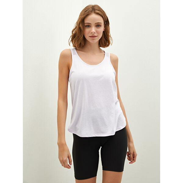 LCW ACTIVE U Yaka Düz Askılı Kadın Spor Atlet