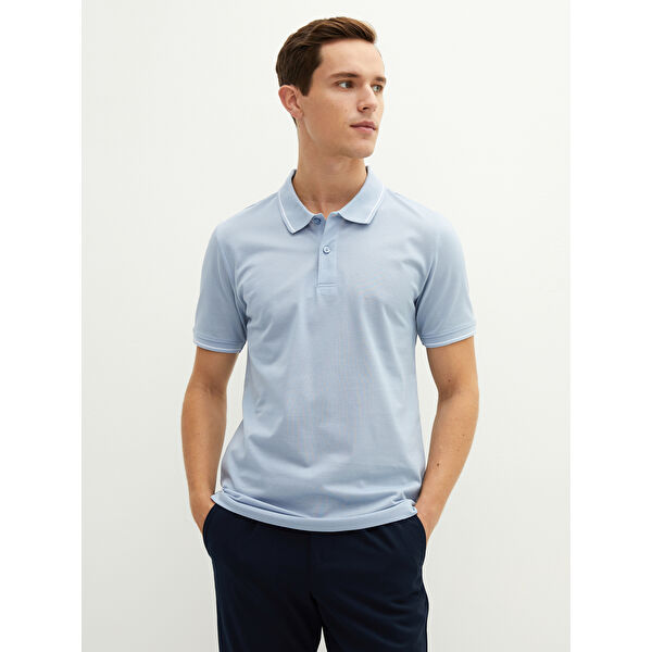 Polo Yaka Kısa Kollu Pike Erkek Tişört