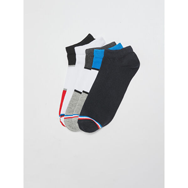 Desenli Erkek Patik Çorap 5'li