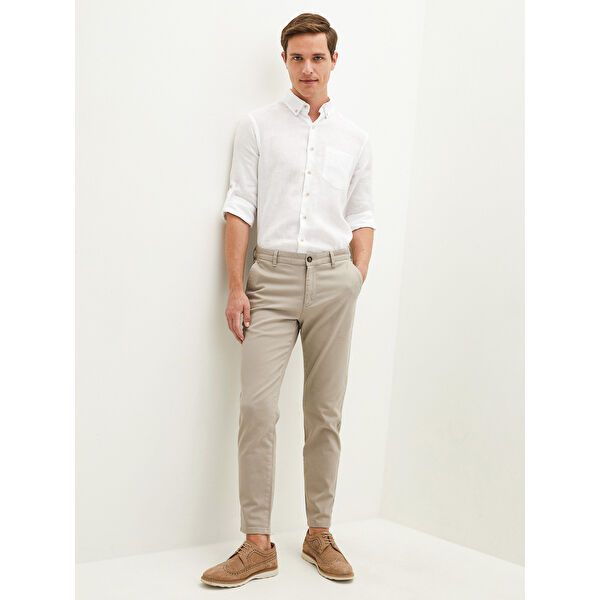 LCW CLASSIC Tapered Fit Gabardin Erkek Chino Pantolon