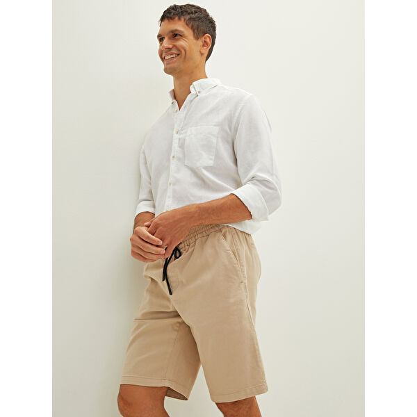 LCW CASUAL Standart Kalıp Gabardin Erkek Şort