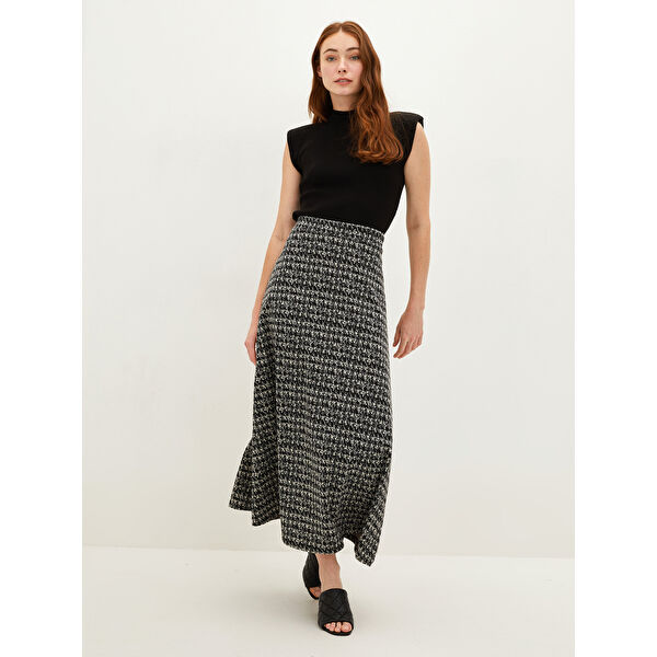 Deri Görünümlü Tek Bantlı Kadın Topuklu Terlik