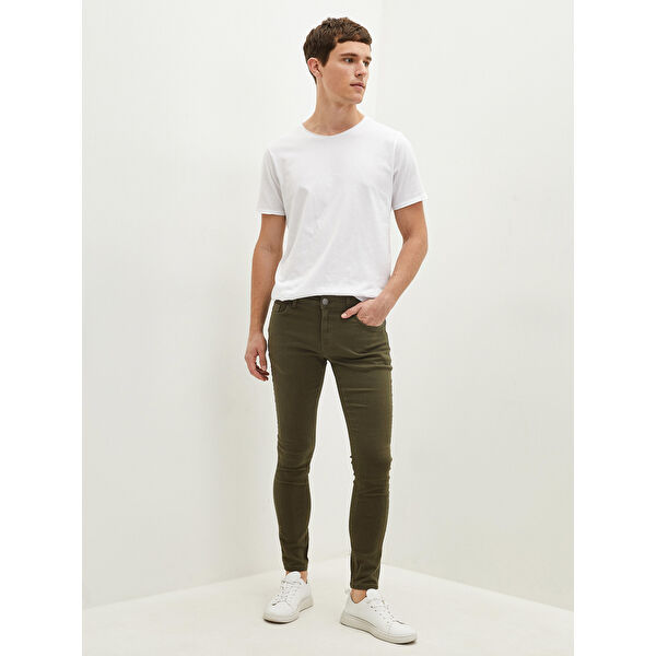 LCW CASUAL Skinny Fit Dokulu Erkek Pantolon
