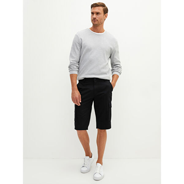 LCW CLASSIC Standart Kalıp Gabardin Erkek Kargo Şort