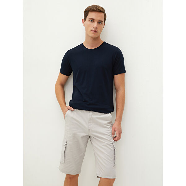 LCW CLASSIC Standart Kalıp Gabardin Erkek Kargo Şort