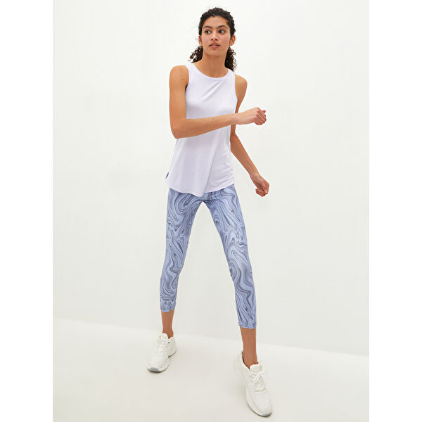 LCW ACTIVE Beli Lastikli Desenli Kadın Spor Tayt LCW ACTIVE Beli Lastikli Desenli Kadın Spor Tayt