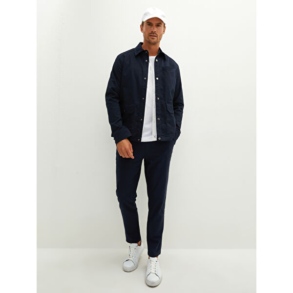 SOUTHBLUE Standart Kalıp Keten Erkek Pantolon