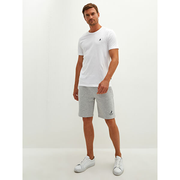 Standart Kalıp Baskılı Erkek Şort