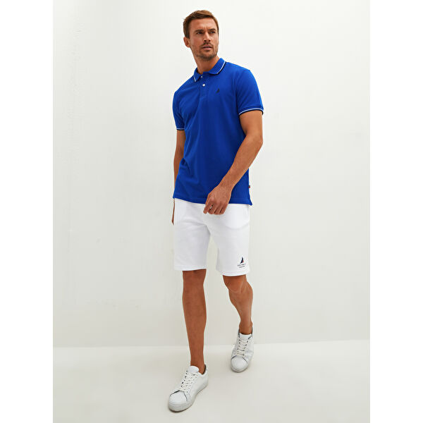 Standart Kalıp Baskılı Erkek Şort