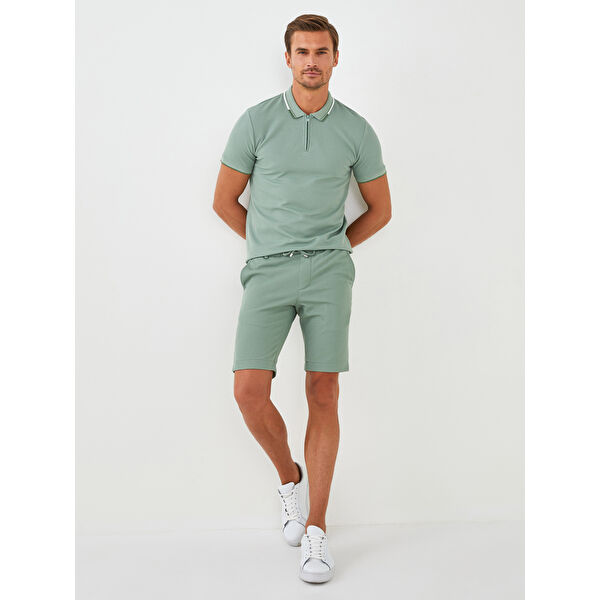 LCW VISION Slim Fit Örme Erkek Şort