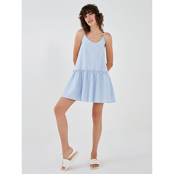 XSIDE U Yaka Düz Askılı A Kesim Kadın Elbise XSIDE U Yaka Düz Askılı A Kesim Kadın Elbise