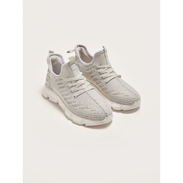 File Detaylı Bağcıklı Kadın Aktif Spor Ayakkabı