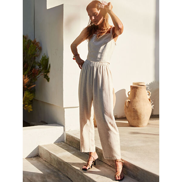Kuaybe Gider X LC Waikiki Beli Lastikli Bol Fit Kadın Harem Pantolon Kuaybe Gider X LC Waikiki Beli Lastikli Bol Fit Kadın Harem Pantolon