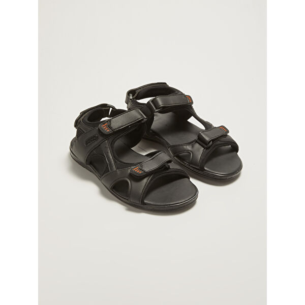 Cırt Cırtlı Çift Bantlı Erkek Sandalet