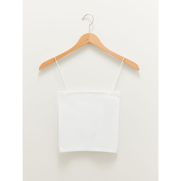 XSIDE İp Askılı Düz Crop Kadın Atlet