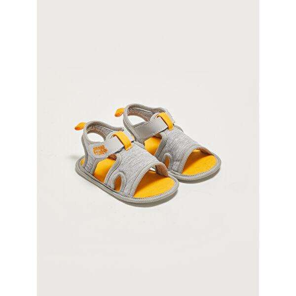 Erkek Bebek Yürüme Öncesi Bez Sandalet