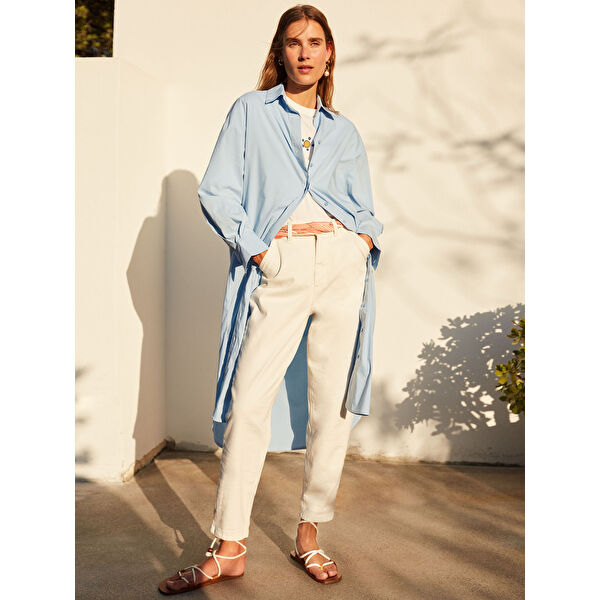 Kuaybe Gider X LC Waikiki Mom Fit Cep Detaylı Kadın Rodeo Jean Pantolon Kuaybe Gider X LC Waikiki Mom Fit Cep Detaylı Kadın Rodeo Jean Pantolon