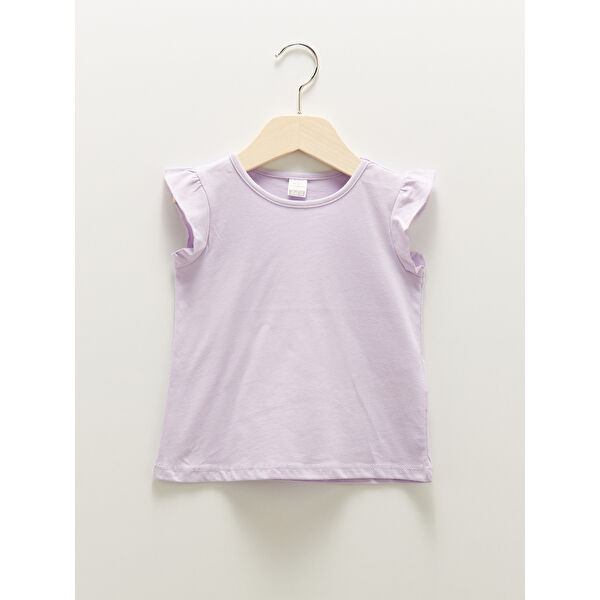 Bisiklet Yaka Basic Pamuklu Kız Bebek Atlet Bisiklet Yaka Basic Pamuklu Kız Bebek Atlet