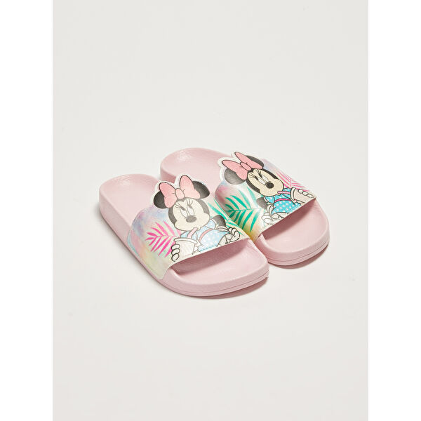 Minnie Mouse Lisanslı Tek Bantlı Kız Çocuk Terlik