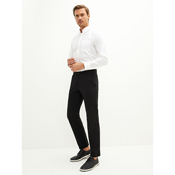 Slim Fit Kemerli Erkek Pantolon Slim Fit Kemerli Erkek Pantolon