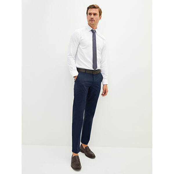 LCW CLASSIC Slim Fit Kemerli Erkek Pantolon LCW CLASSIC Slim Fit Kemerli Erkek Pantolon