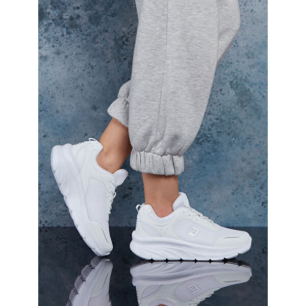 Dark Seer File Detaylı Bağcıklı Kadın Aktif Spor Ayakkabı