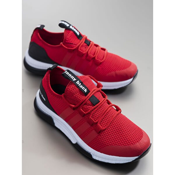 Tonny Black File Detaylı Bağcıklı Erkek Aktif Spor Ayakkabı