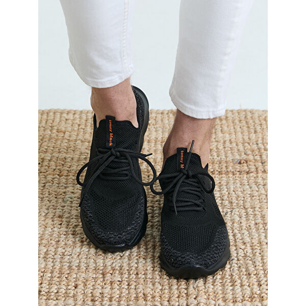 Tonny Black File Detaylı Bağcıklı Kadın Aktif Spor Ayakkabı