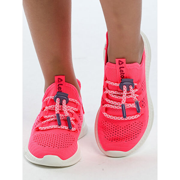 Letoon File Detaylı Bağcıklı Kız Çocuk Aktif Spor Ayakkabı