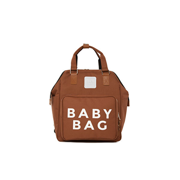 Bagmori Baskılı Cepli Anne Bebek Bakım Sırt Çantası
