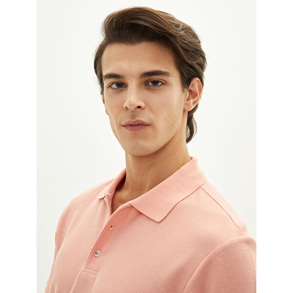 Polo Yaka Kısa Kollu Penye Erkek Tişört