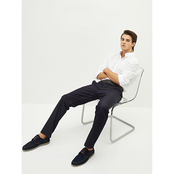 LCW CLASSIC Standart Kalıp Kemerli Erkek Pantolon LCW CLASSIC Standart Kalıp Kemerli Erkek Pantolon