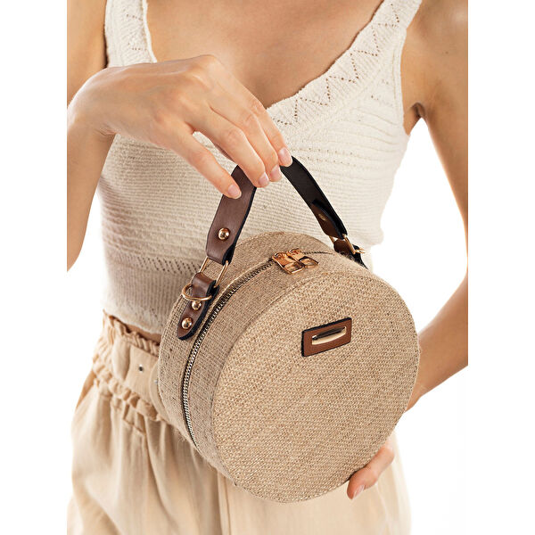 Madamra Yuvarlak Kadın Çapraz Çanta