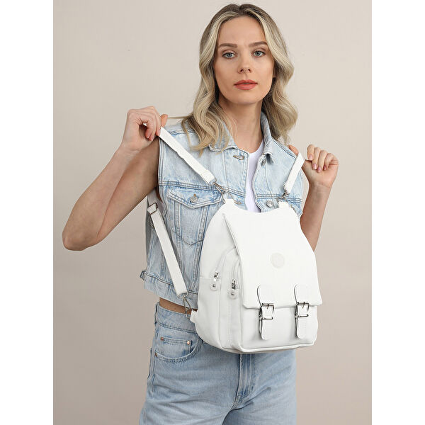 Madamra Krinkıl Kumaş Sırt Çantası