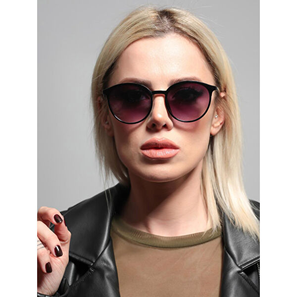 POLO UK Yuvarlak Çerçeveli Kadın Güneş Gözlüğü