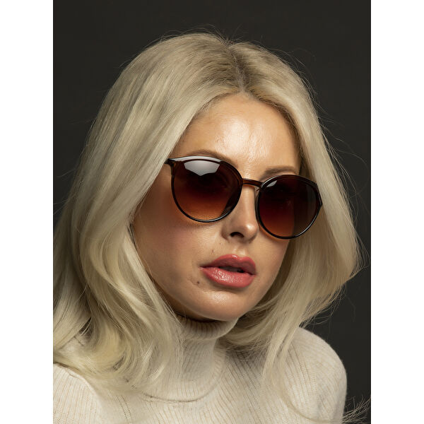 POLO UK Yuvarlak Çerçeveli Kadın Güneş Gözlüğü