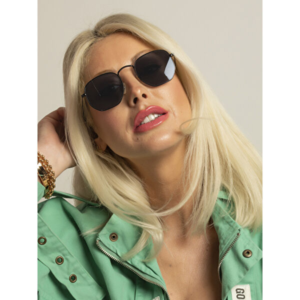 POLO UK Metal Çerçeveli Kadın Güneş Gözlüğü