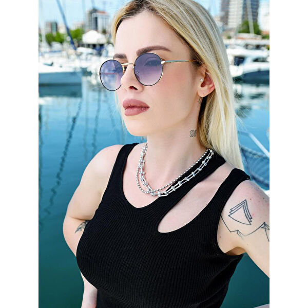 POLO UK Metal Çerçeveli Kadın Güneş Gözlüğü