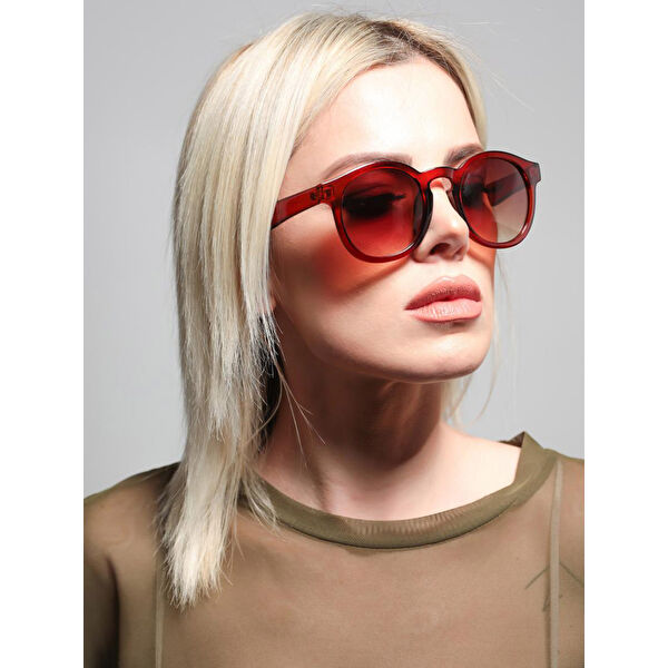 POLO UK Yuvarlak Çerçeveli Kadın Güneş Gözlüğü