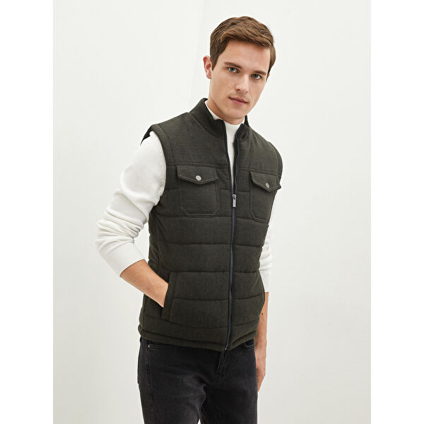 LCW CLASSIC Standart Kalıp Dik Yaka Erkek Yelek