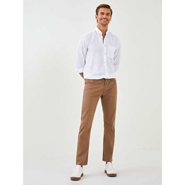 LCW CLASSIC Standart Kalıp Gabardin Erkek Chino Pantolon LCW CLASSIC Standart Kalıp Gabardin Erkek Chino Pantolon