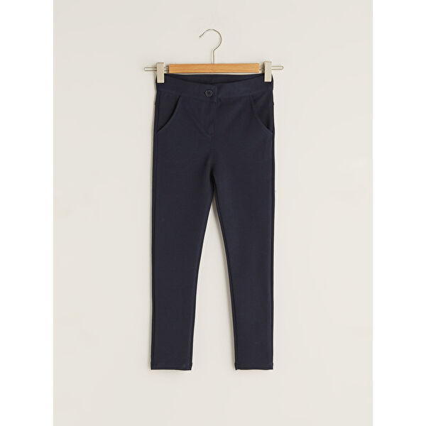 Basic Uzun Kız Çocuk Tayt Pantolon