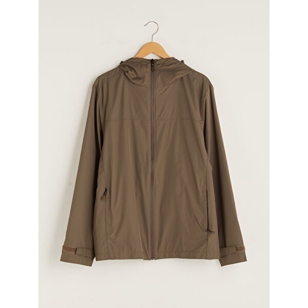 LCW CLASSIC Bol Kalıp Kapüşonlu İnce Erkek Yağmurluk