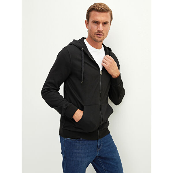 LCW BASIC Kapüşonlu Uzun Kollu Kalın Erkek Sweatshirt LCW BASIC Kapüşonlu Uzun Kollu Kalın Erkek Sweatshirt